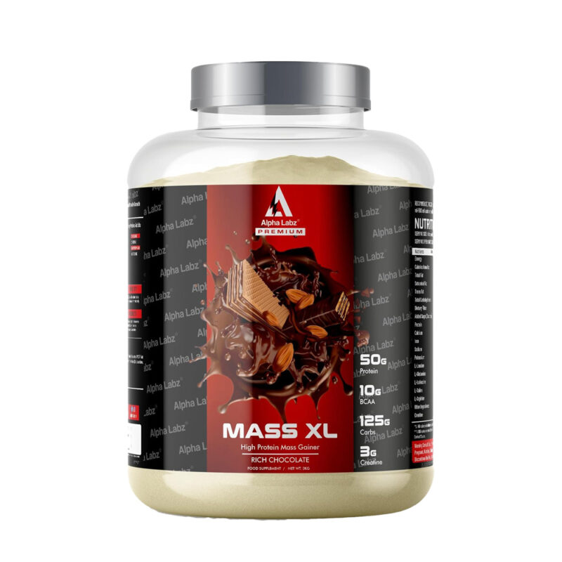 MASS XL High Protein Mass Gainer – Alphalabz